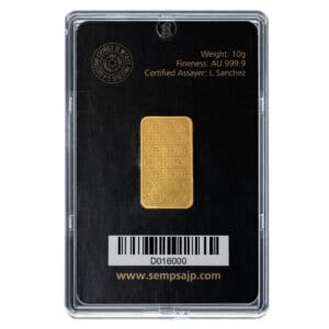 Lingote de Oro Sempsa 100g - Torres Oro